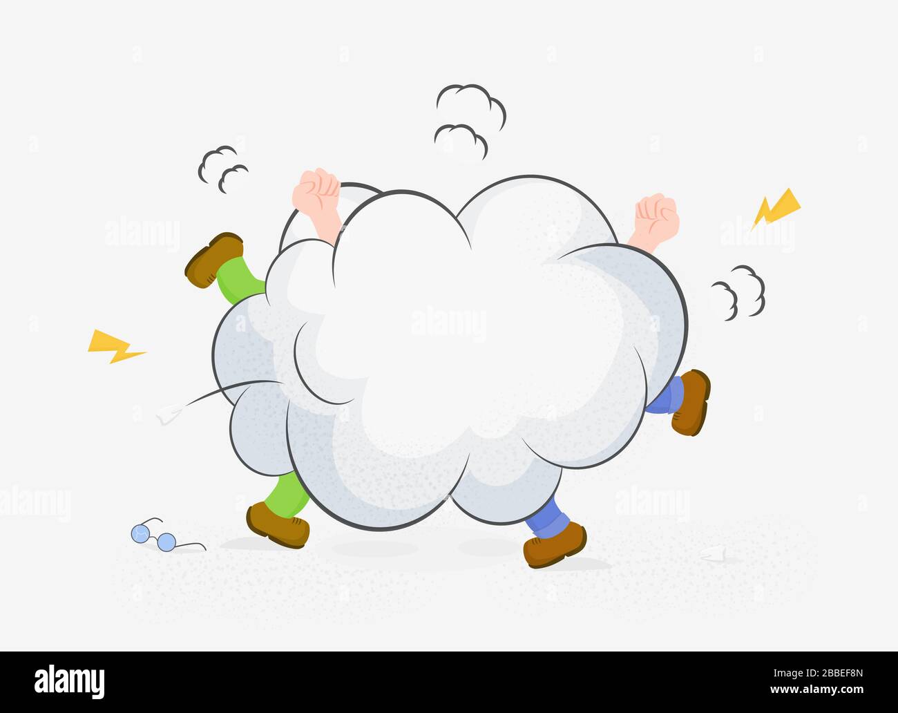 Fighting behavior Stock Vector Images - Alamy