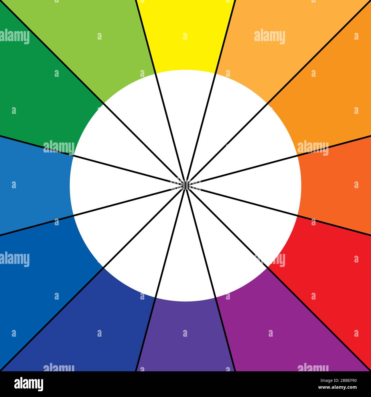 Chromatic color Stock Vector Images - Alamy