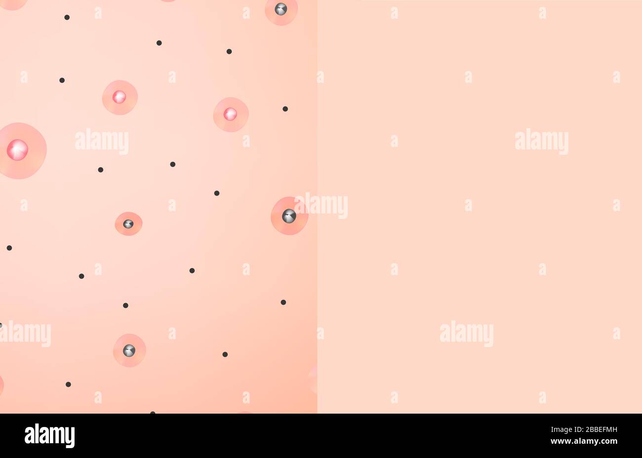 Texture, inflamed pimples and acne. Before After acne. Skin background ...