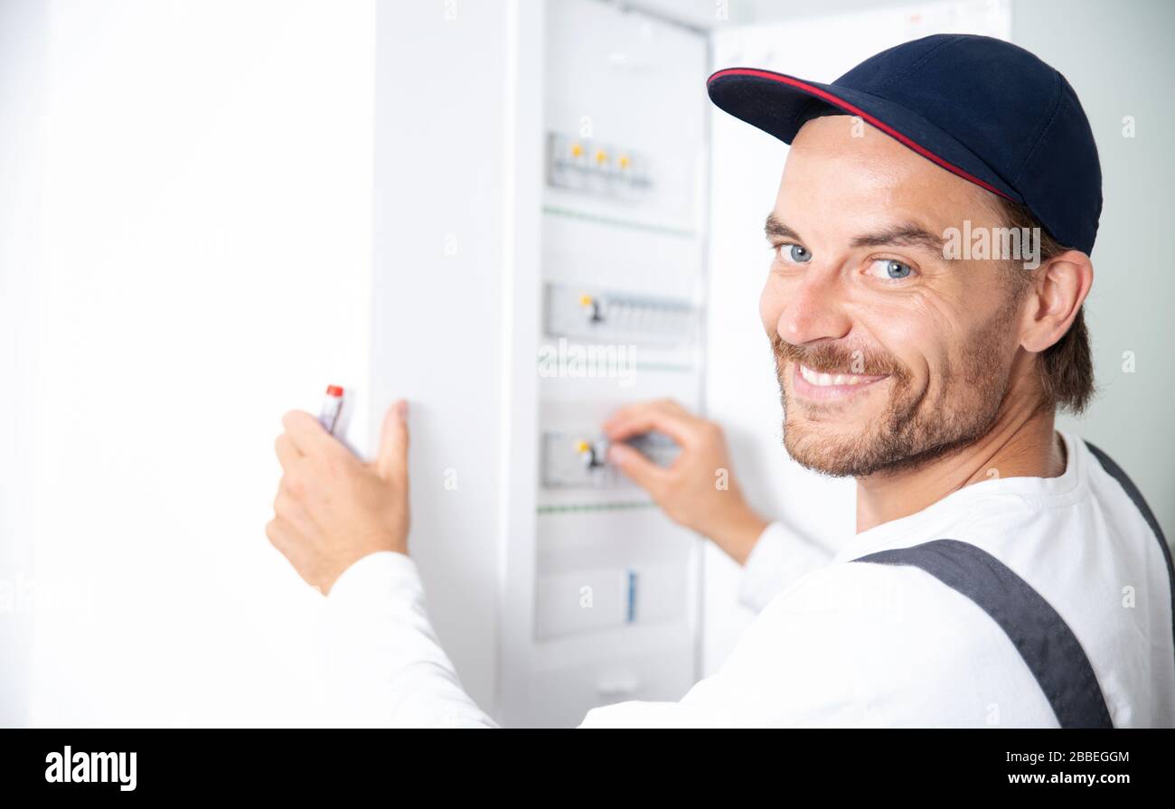 Check electricity system hi-res stock photography and images - Alamy