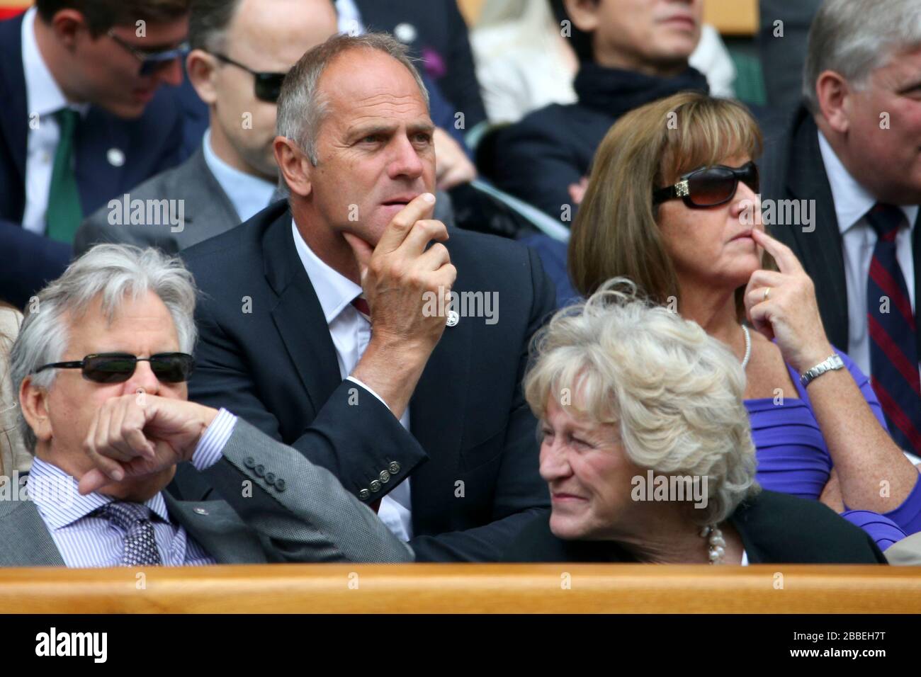 Sir Steve Redgrave and Lad Ann Redgrave in the royal box during day ...