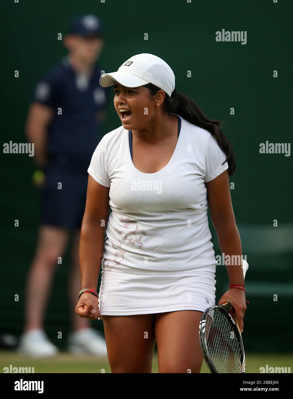 Argentina's Constanza Vega celebrates during her match against Great ...