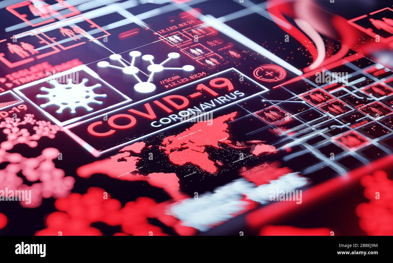 Covid-19 coronavirus, data visualization tracking the features and ...