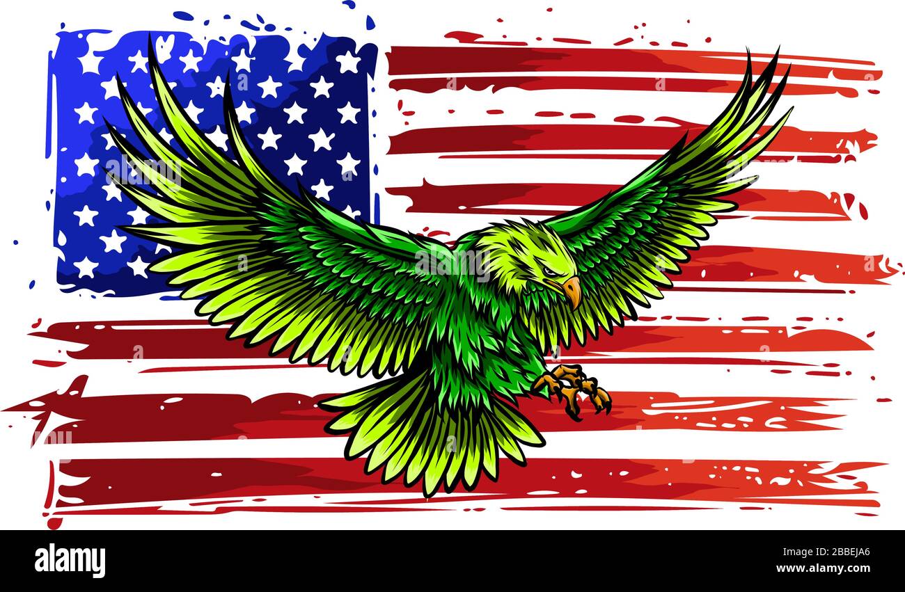 The national symbol of the USA vector Stock Vector Image & Art - Alamy