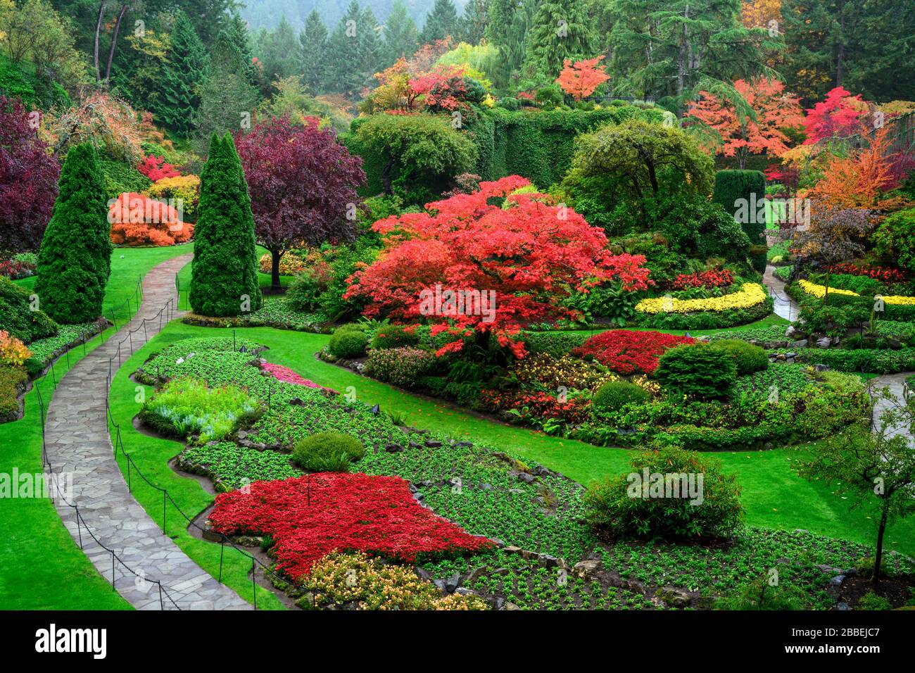 Sunken gardens hi-res stock photography and images - Alamy