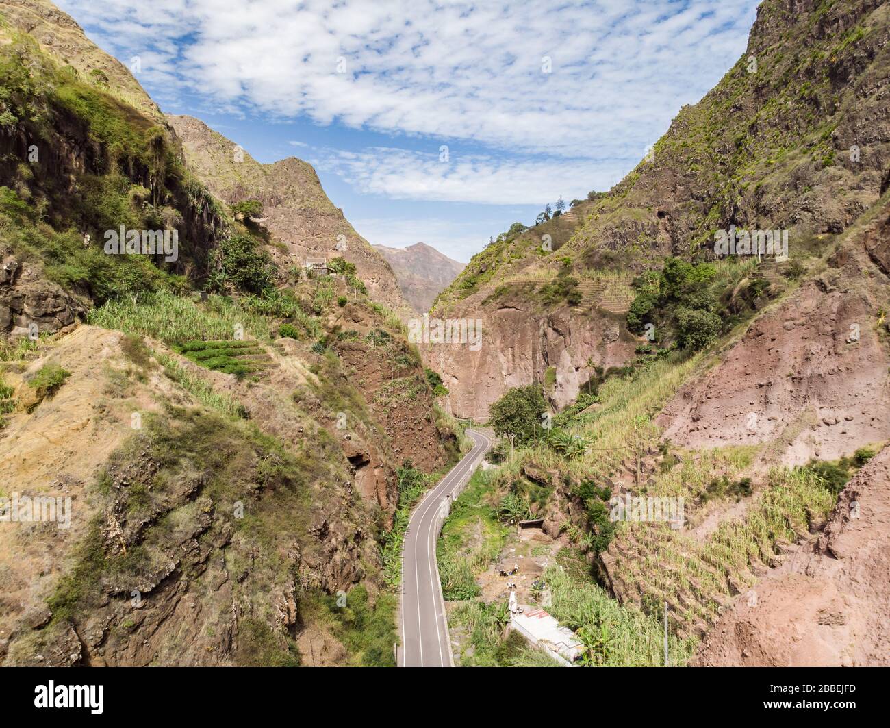 Mountains in Santo Antao Island, Cabo Verde Stock Photo - Alamy
