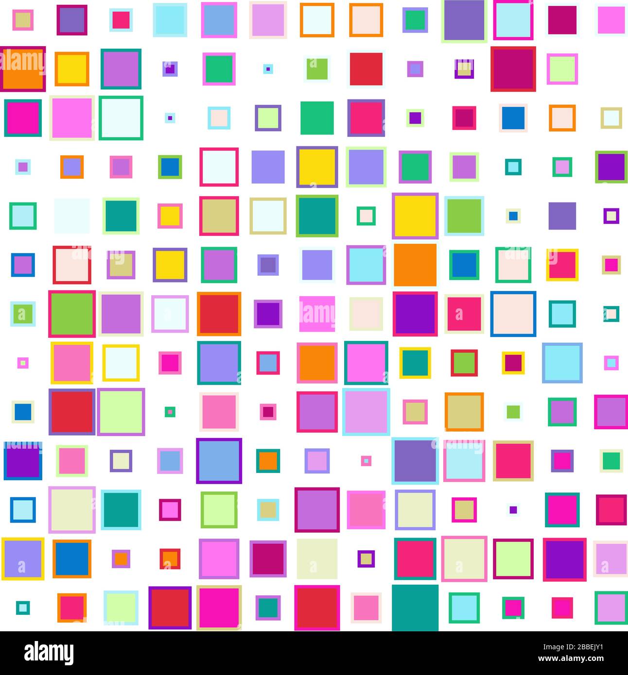 colorful squares on a white background Stock Vector Image & Art - Alamy