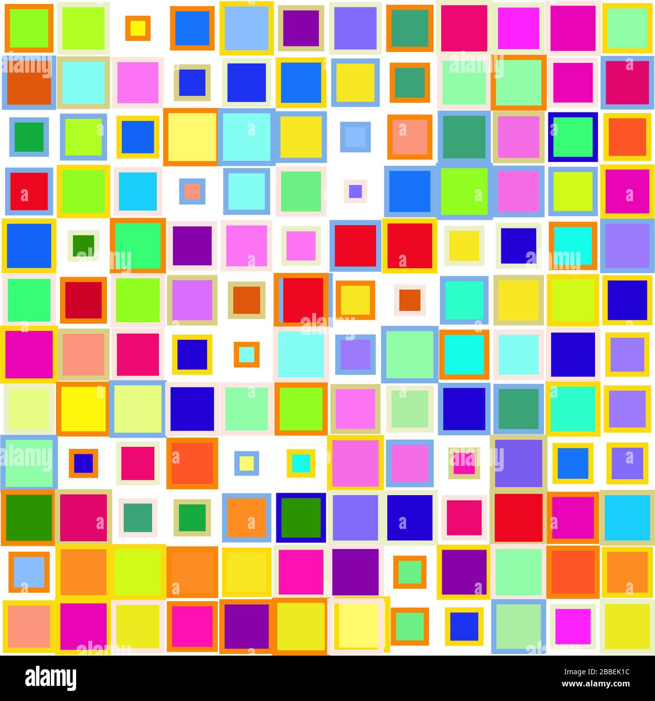 colorful squares on a white background Stock Vector Image & Art - Alamy