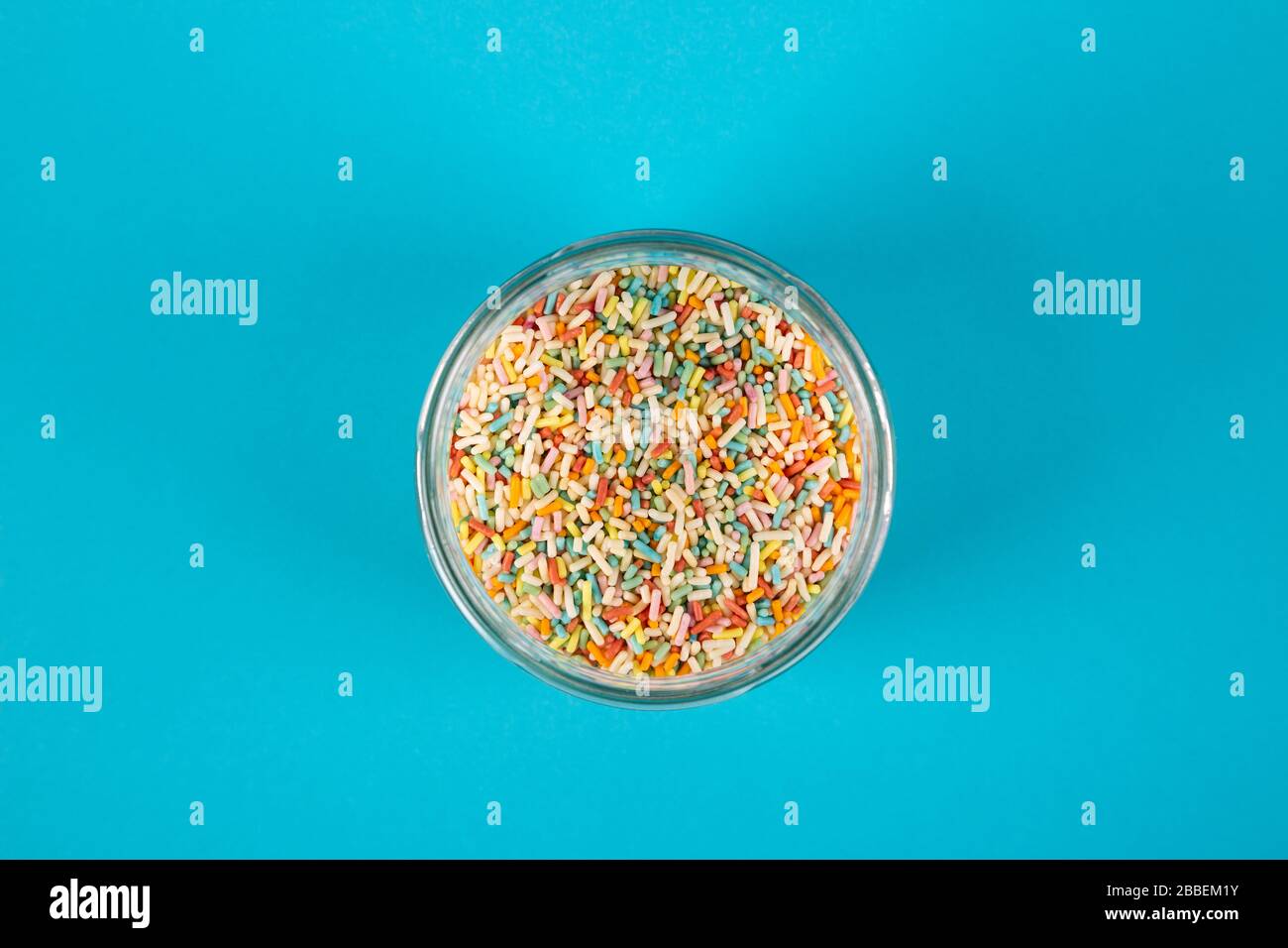 pot with colored sugar sticks Stock Photo - Alamy