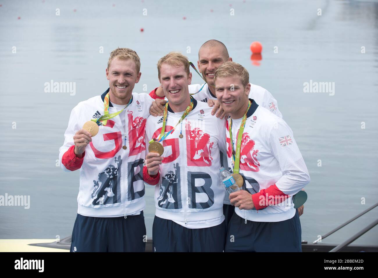 Rio de Janeiro. BRAZIL Gold Medalist Men's Four Final. GBR M4-, Bow ...