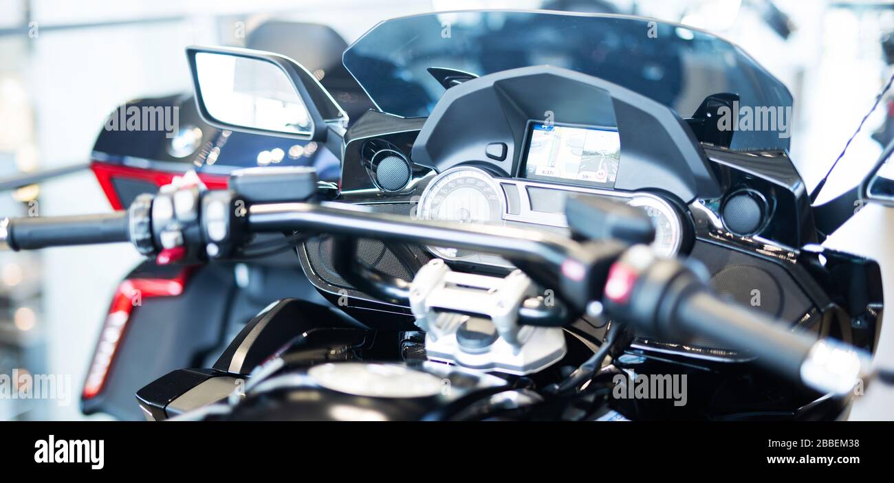 Motorcycle handlebar hi-res stock photography and images - Alamy