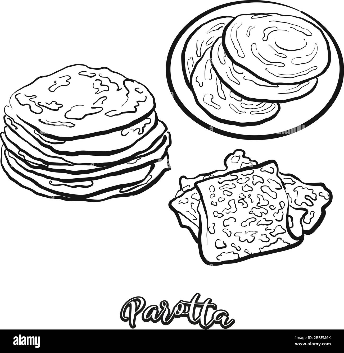 Porotta and chicken hi-res stock photography and images - Alamy