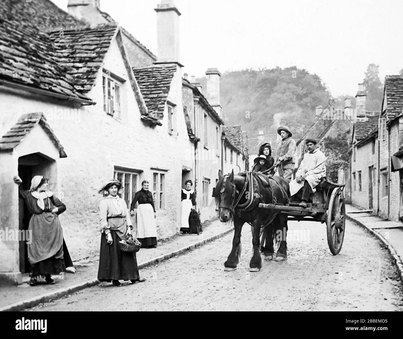 Rural victorian period Black and White Stock Photos & Images - Alamy