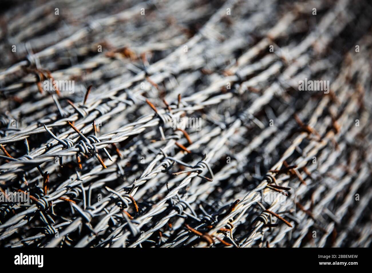 Rusty Silver Wires on a Stack Stock Photo - Alamy