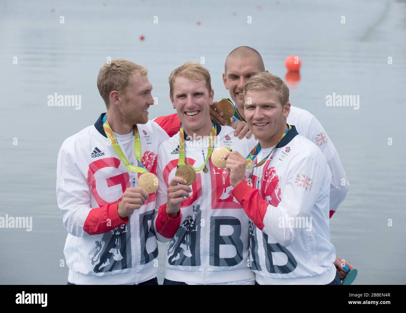 Rio de Janeiro. BRAZIL Gold Medalist Men's Four Final. GBR M4-, Bow ...