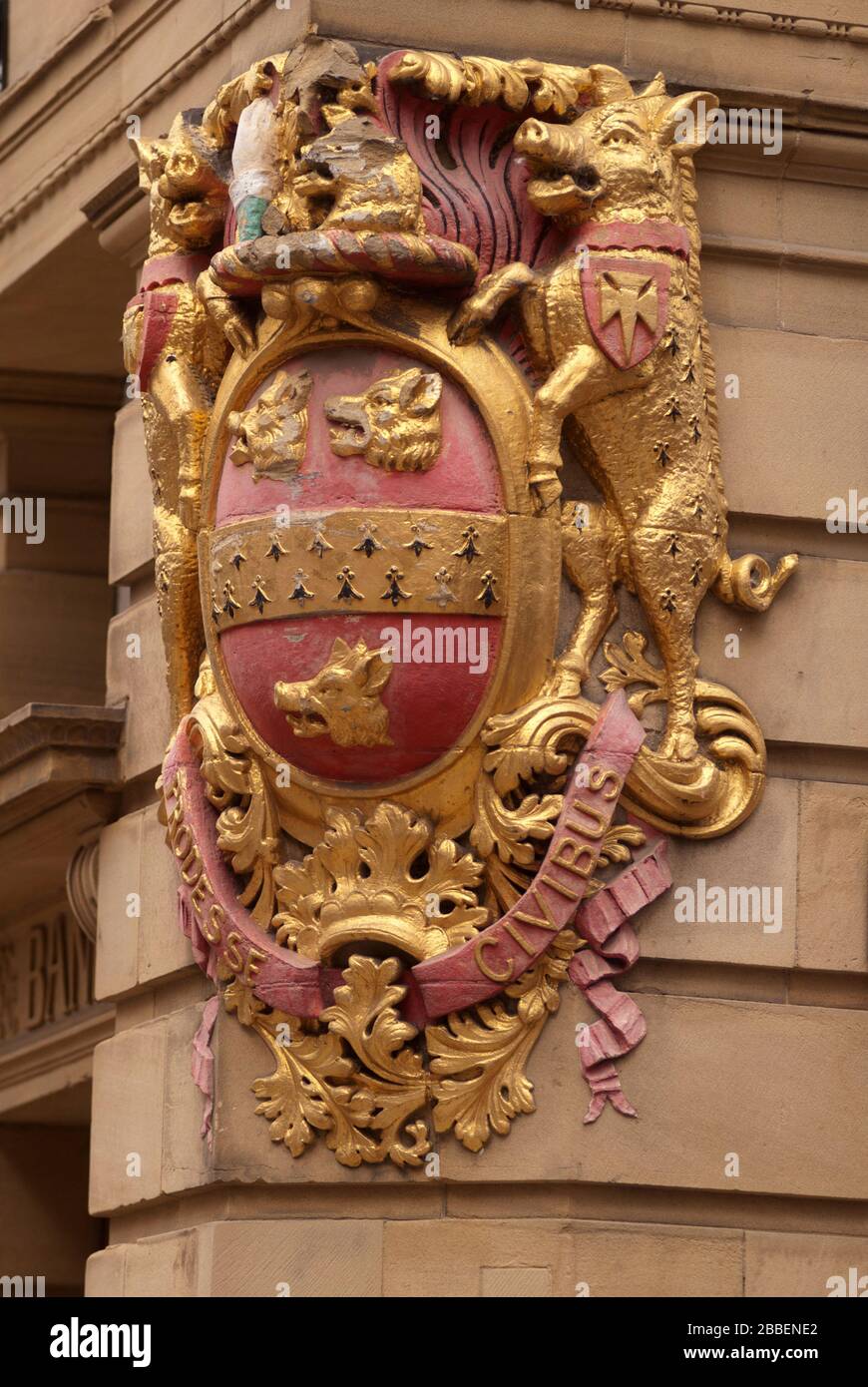 Ornate crest of arms hi-res stock photography and images - Alamy