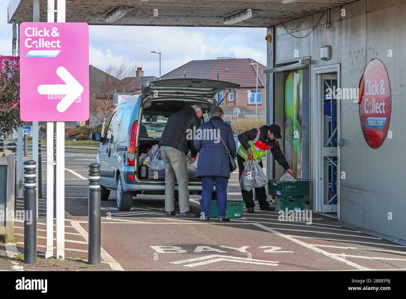 Tesco irvine hi-res stock photography and images - Alamy