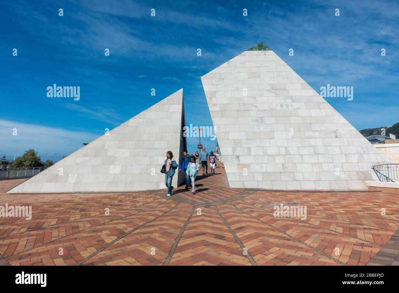 Wellington is the capital city of New Zealand. Pyramid Sculpture Te Aho ...