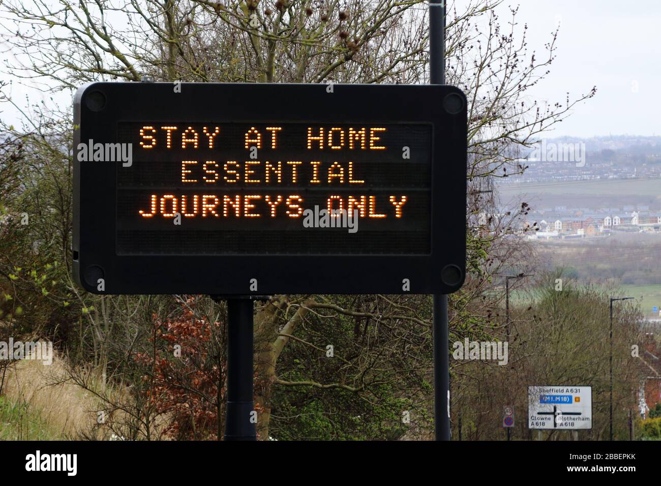 Electronic road signage hi-res stock photography and images - Alamy