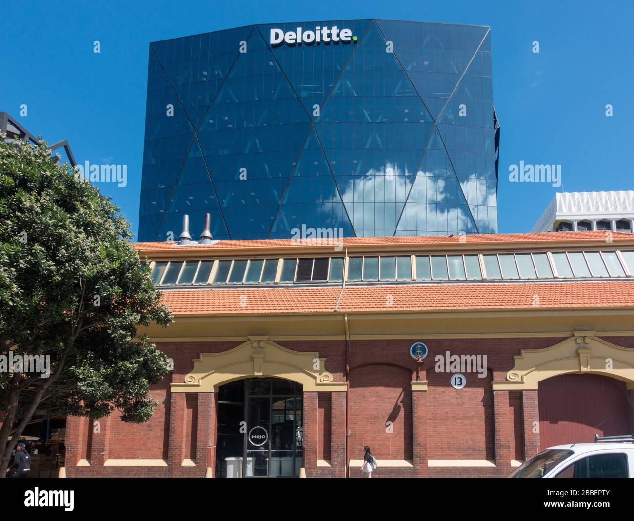 Wellington is the capital city of New Zealand. The Deloitte building on ...
