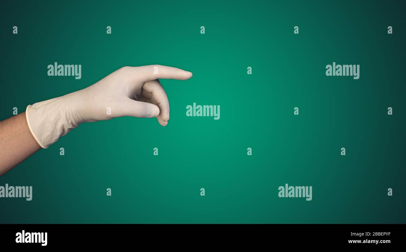 Doctor hand glove hi-res stock photography and images - Alamy