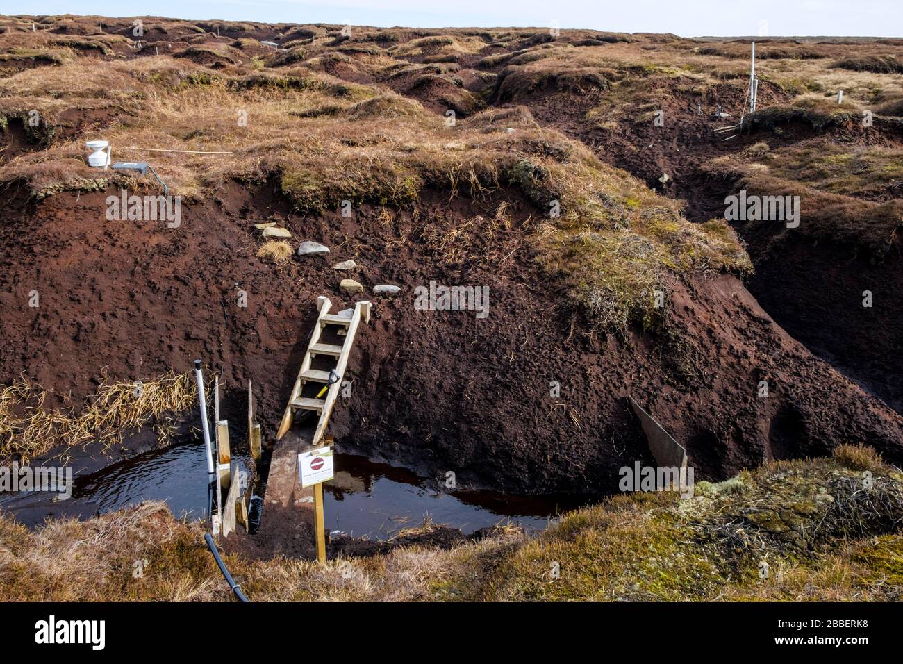 Moor erosion. Monitoring streamflow and gully blocking on moorland in ...