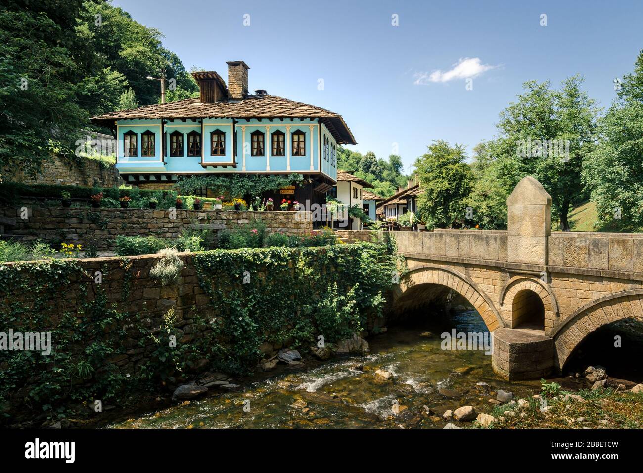 Etar Architectural ethnographic open air museum and bridge to ...