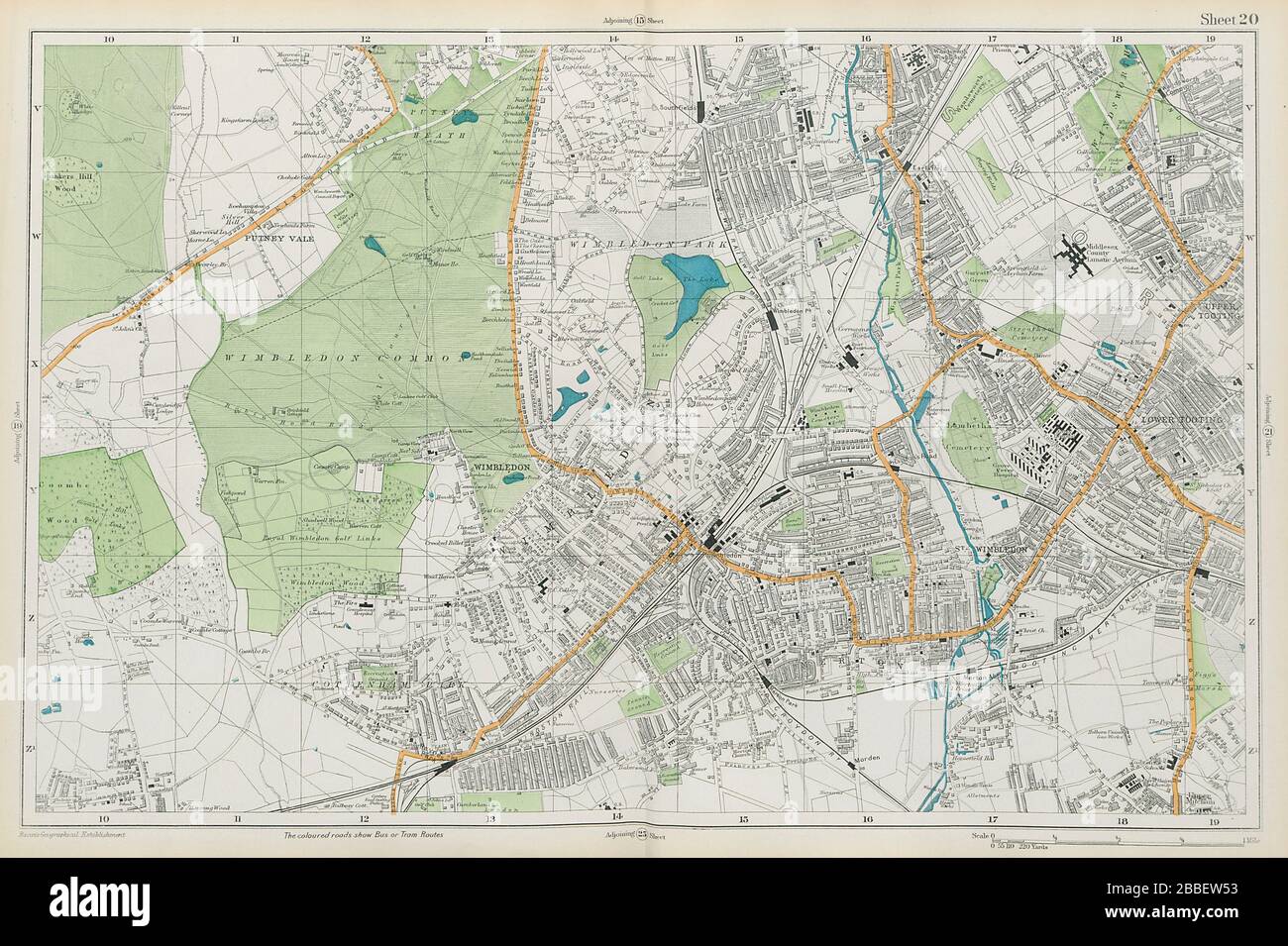 WIMBLEDON Merton Tooting Putney Heath Southfields Cottenham Park BACON ...