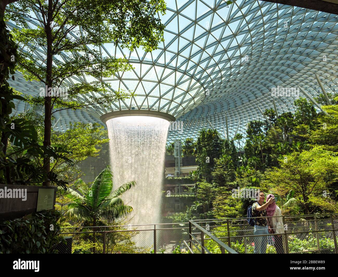 SINGAPORE – 23 MAR 2020 – A Muslim tourist couple take a selfie ...