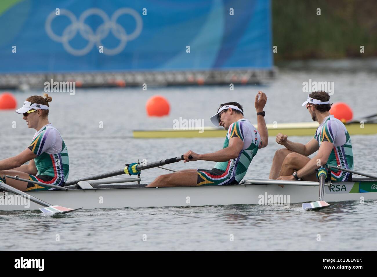 Rio de Janeiro. BRAZIL. 2016 Olympic Rowing Regatta. Lagoa Stadium ...