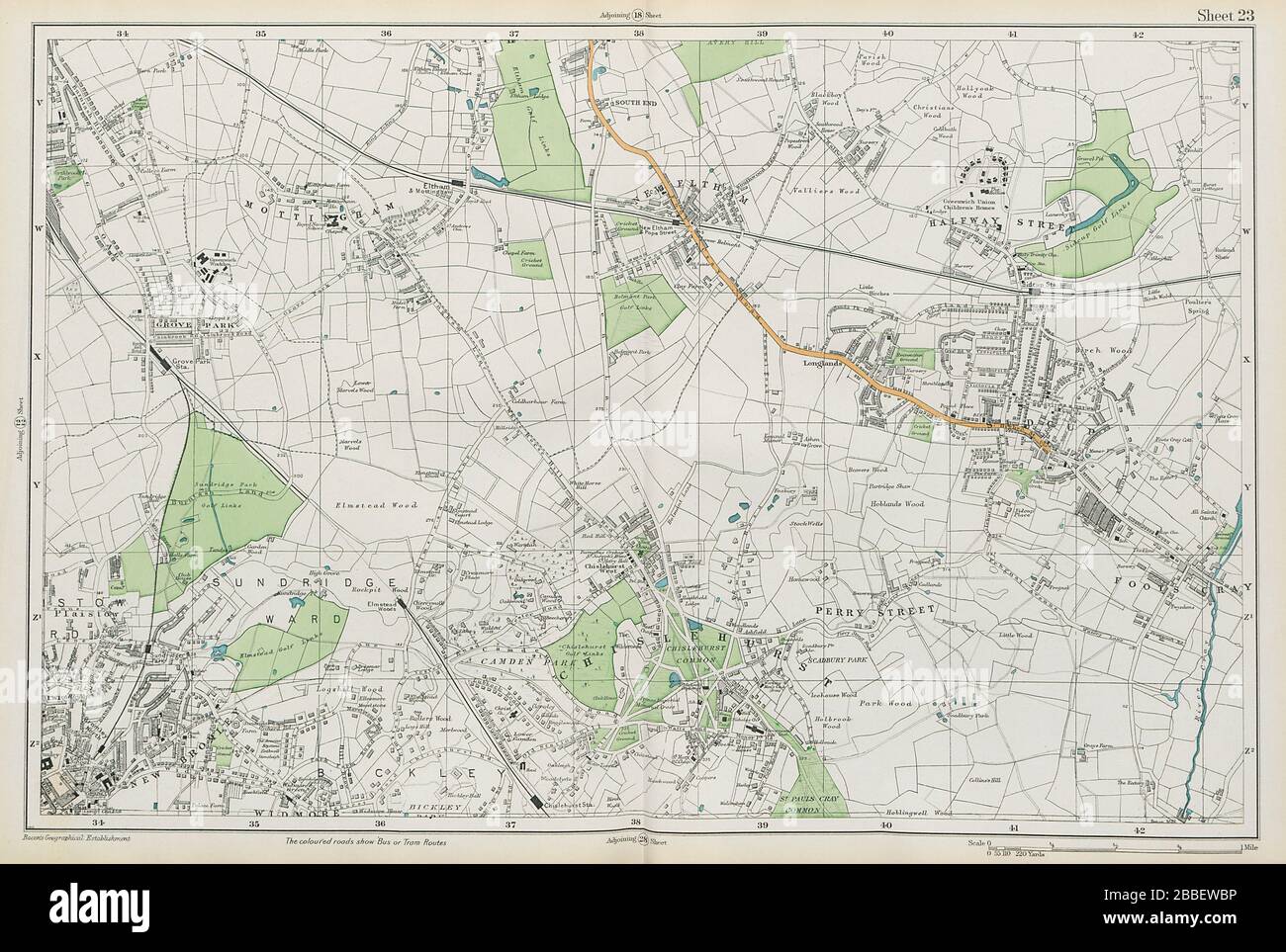 CHISLEHURST Eltham Mottingham Bromley Sidcup Foots Cray Catford. BACON ...