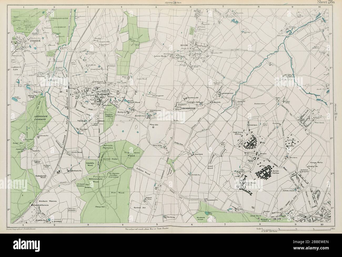 Esher map hi-res stock photography and images - Alamy