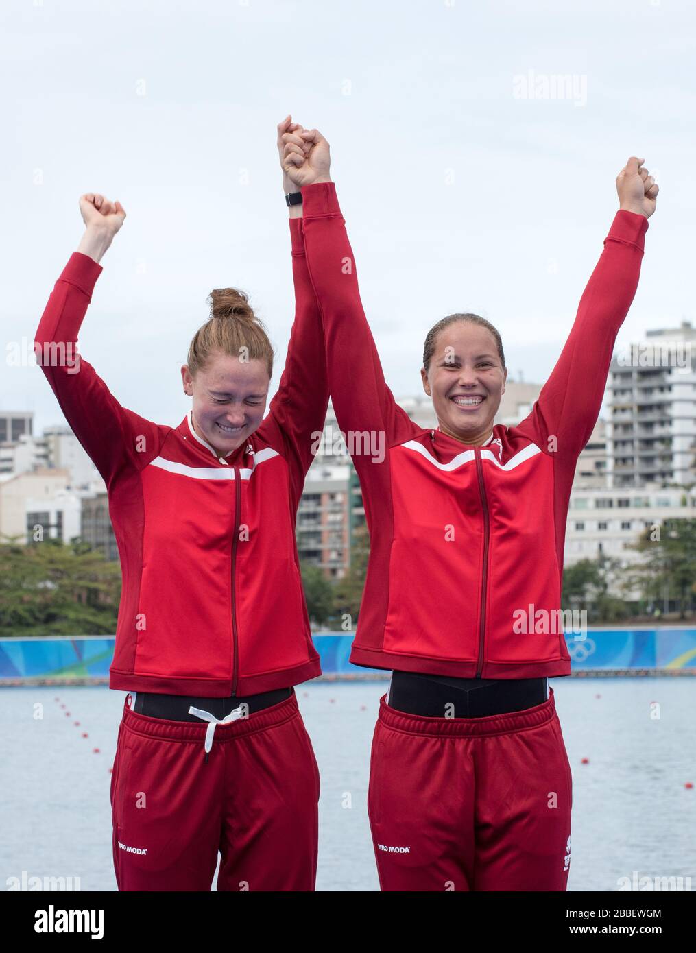 Rio de Janeiro. BRAZIL Bronze Medalist. DEN W2- Hedvig RASMUSSEN and ...