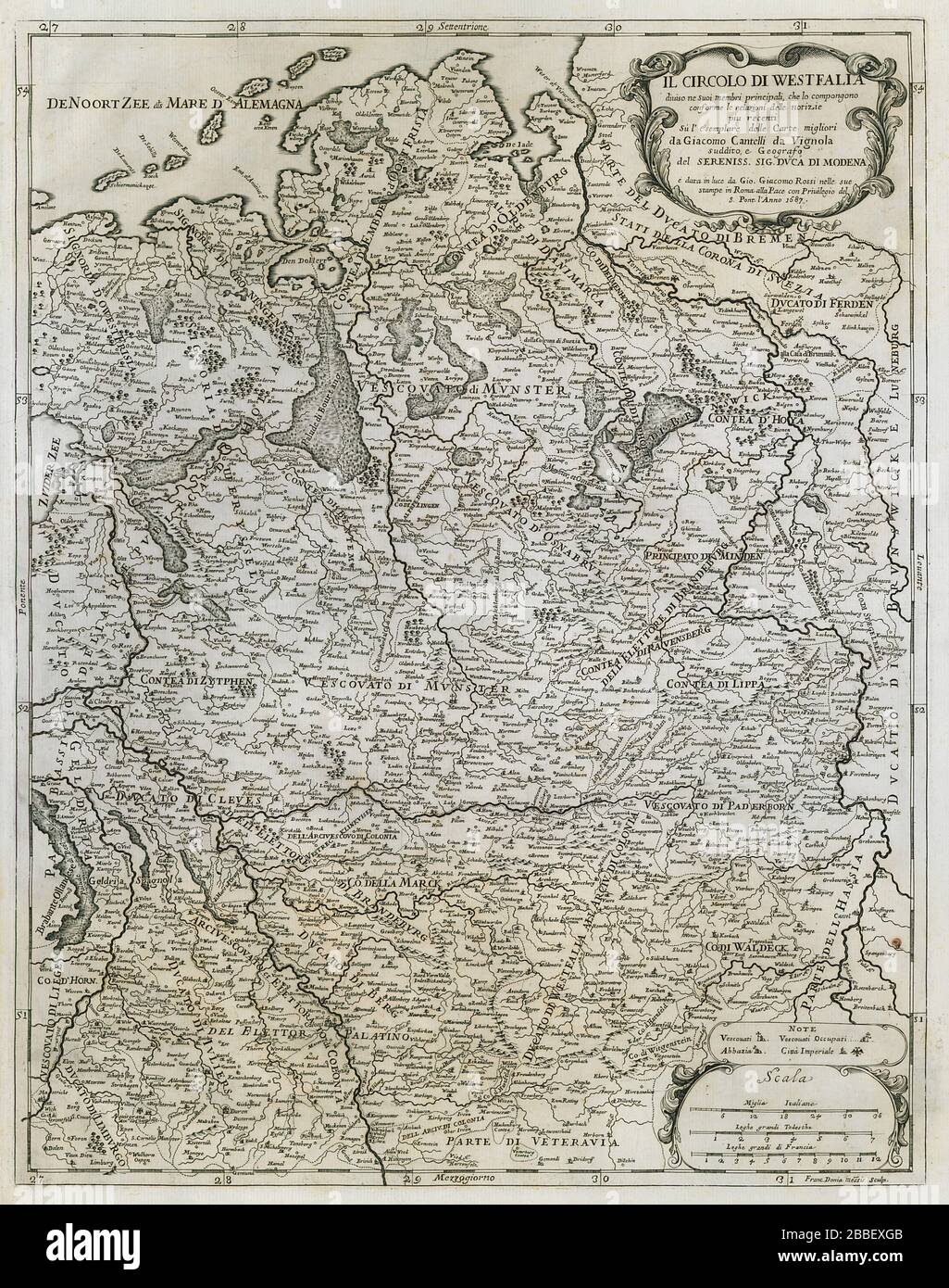 Il Circolo di Westfalia. Westphalia / Lower Saxony. DE ROSSI / CANTELLI ...