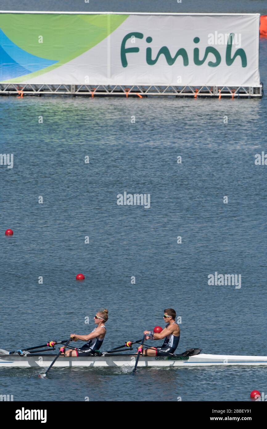 Rio de Janeiro. BRAZIL. GBR LW2X. Bow Charlotte TAYLOR and Kat COPELAND ...