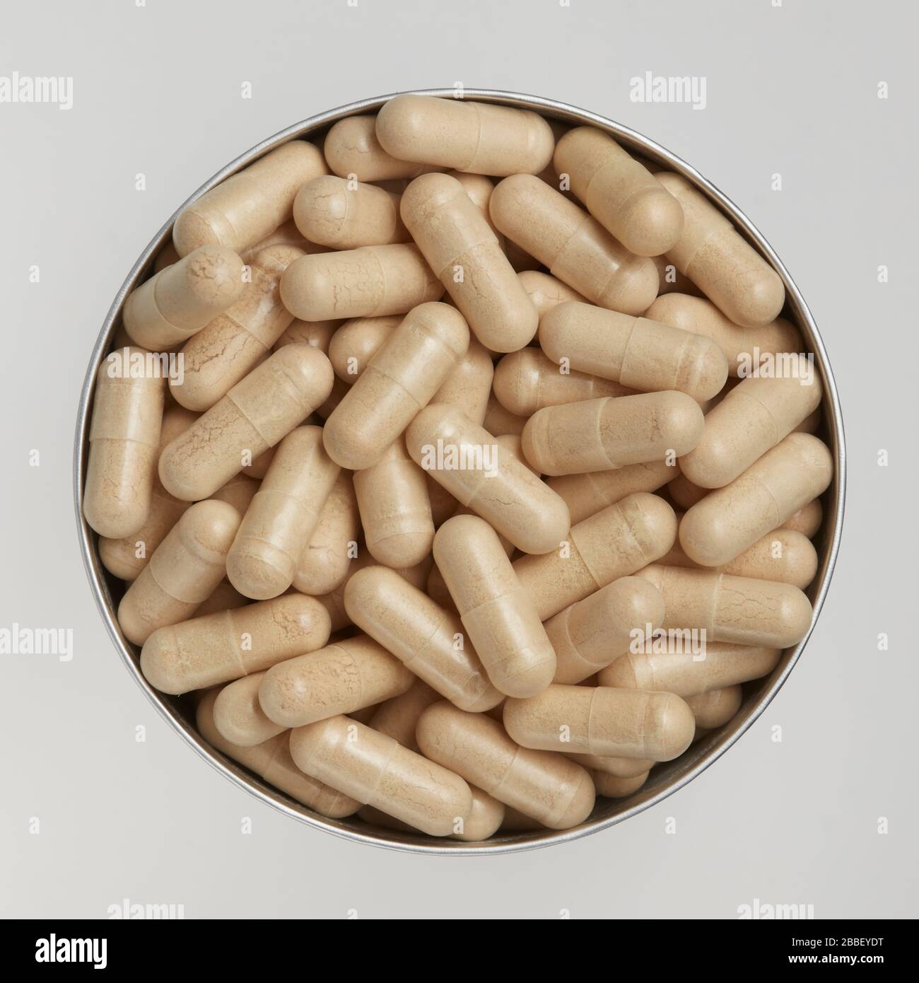 tablets supplements medicine pills round group container tube Stock ...