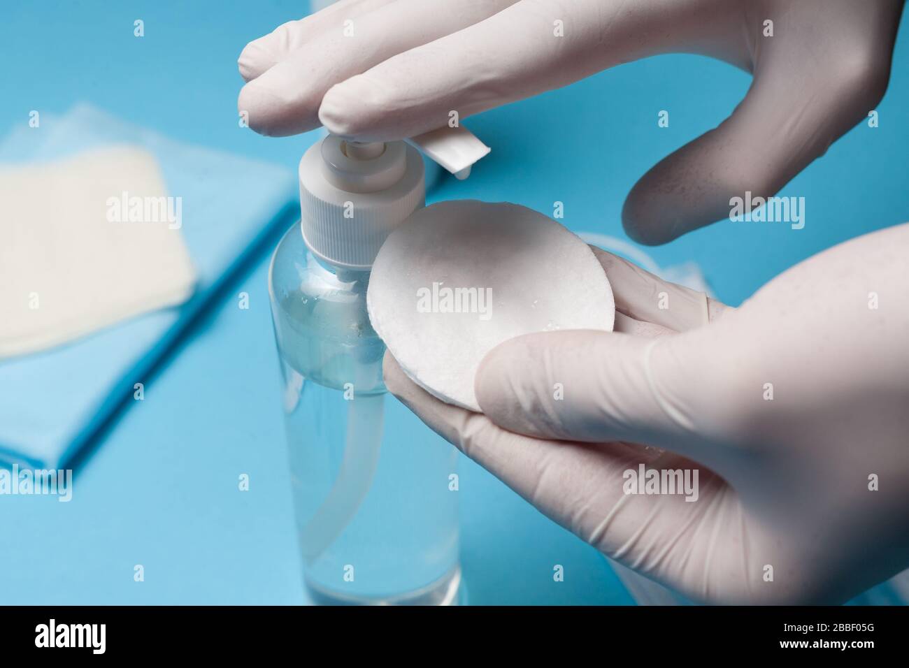 Antiseptic application hi-res stock photography and images - Alamy