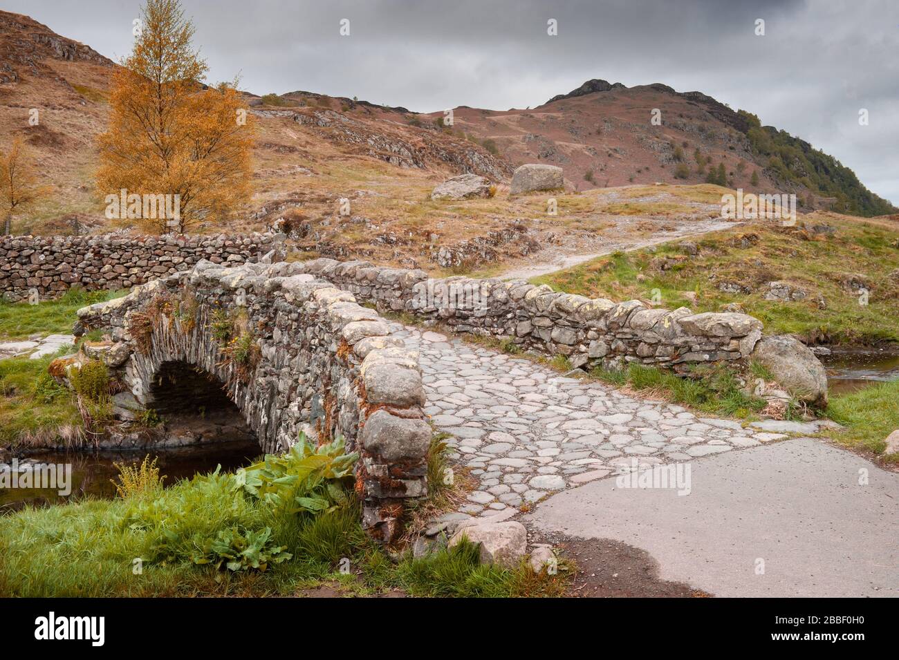 Old stone bridge at Watendlath in the Lake District Stock Photo - Alamy