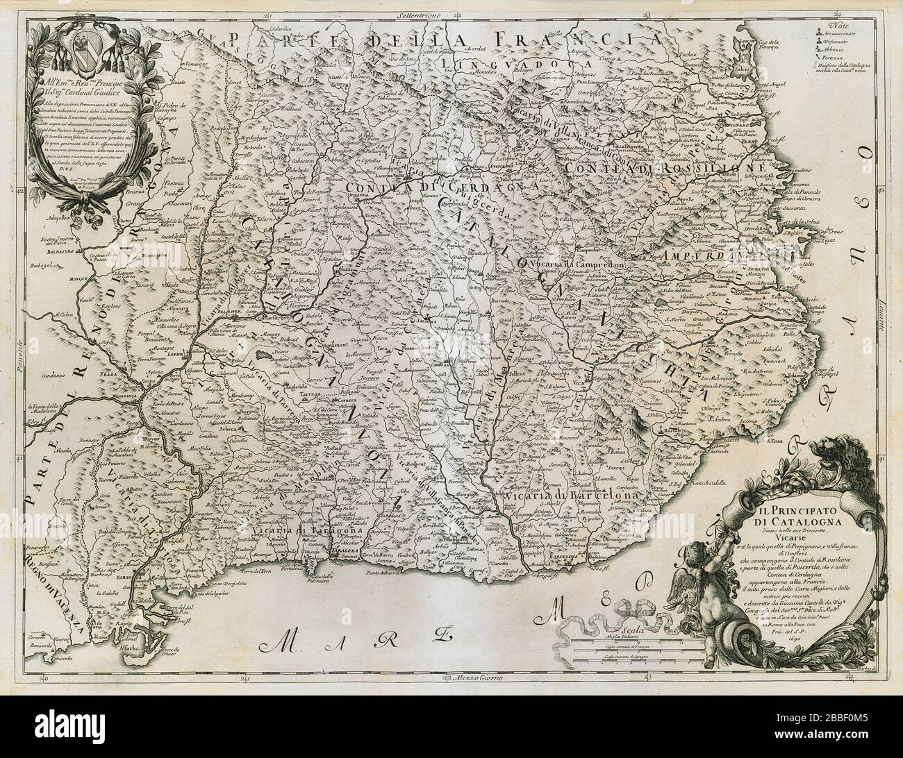 1690 map hi-res stock photography and images - Alamy