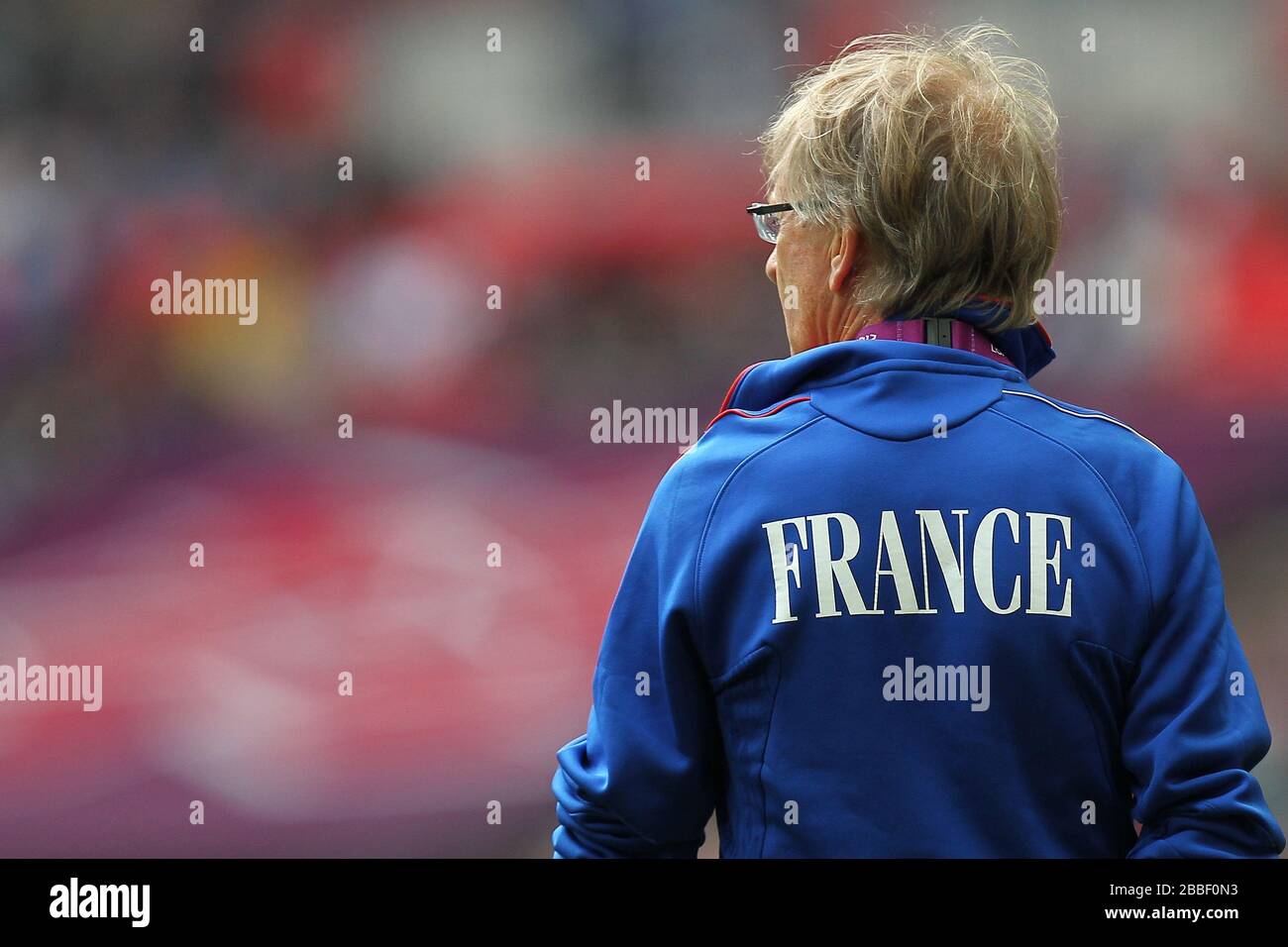A French coach is seen before the game Stock Photo - Alamy