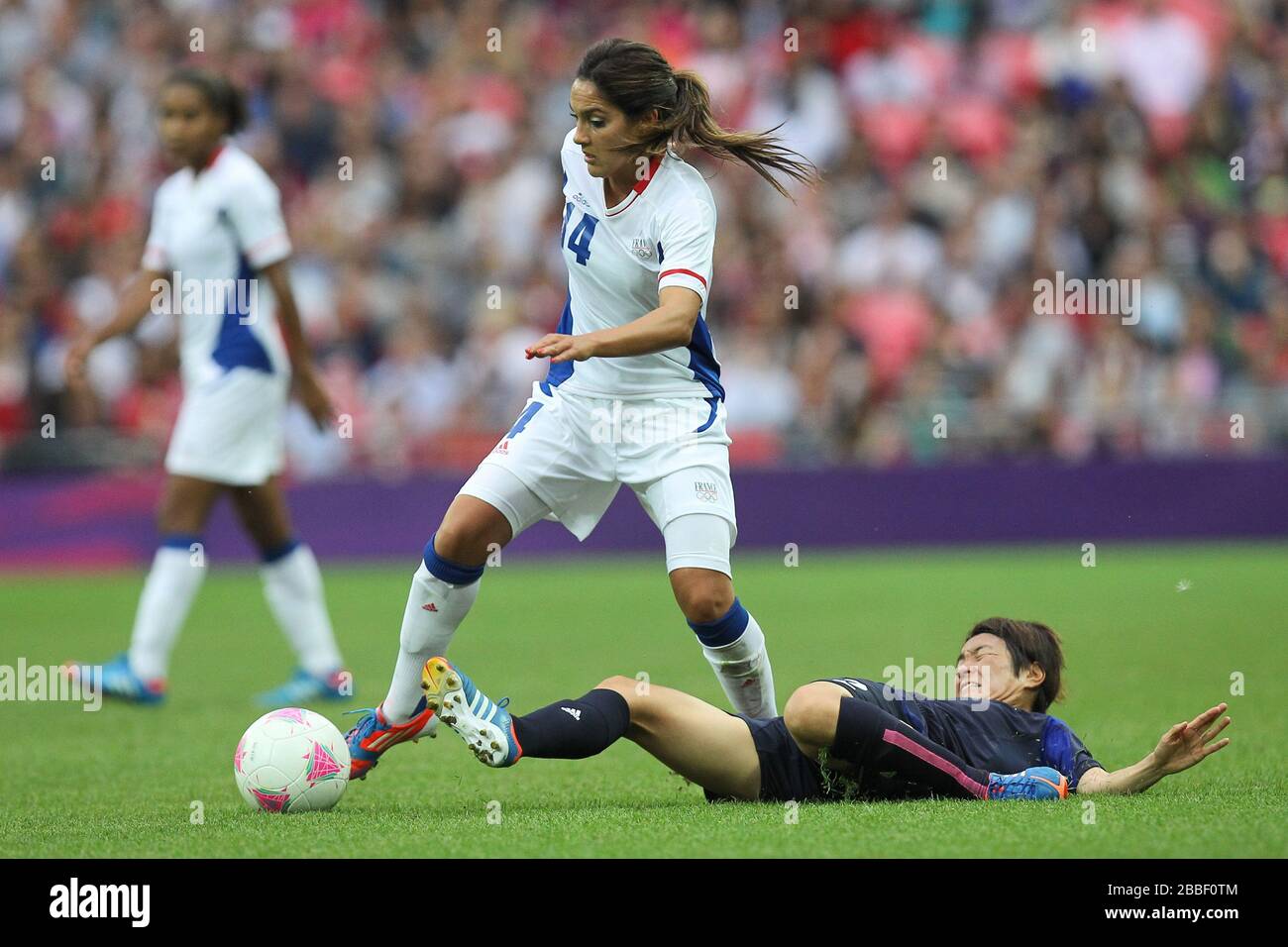 Louisa NECIB of France in action Stock Photo - Alamy