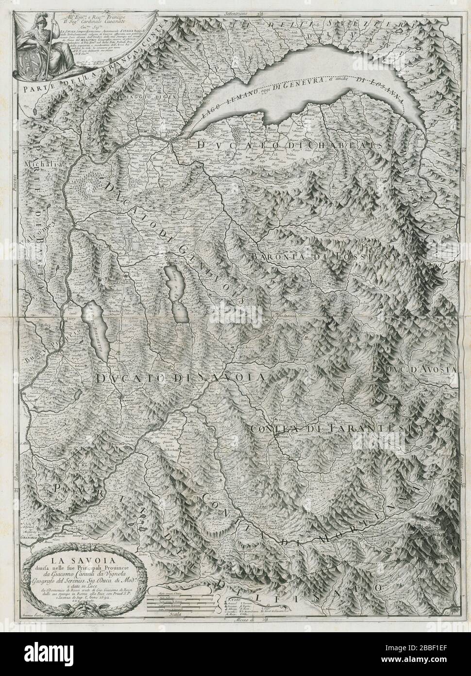 Map of the italian alps hi-res stock photography and images - Alamy