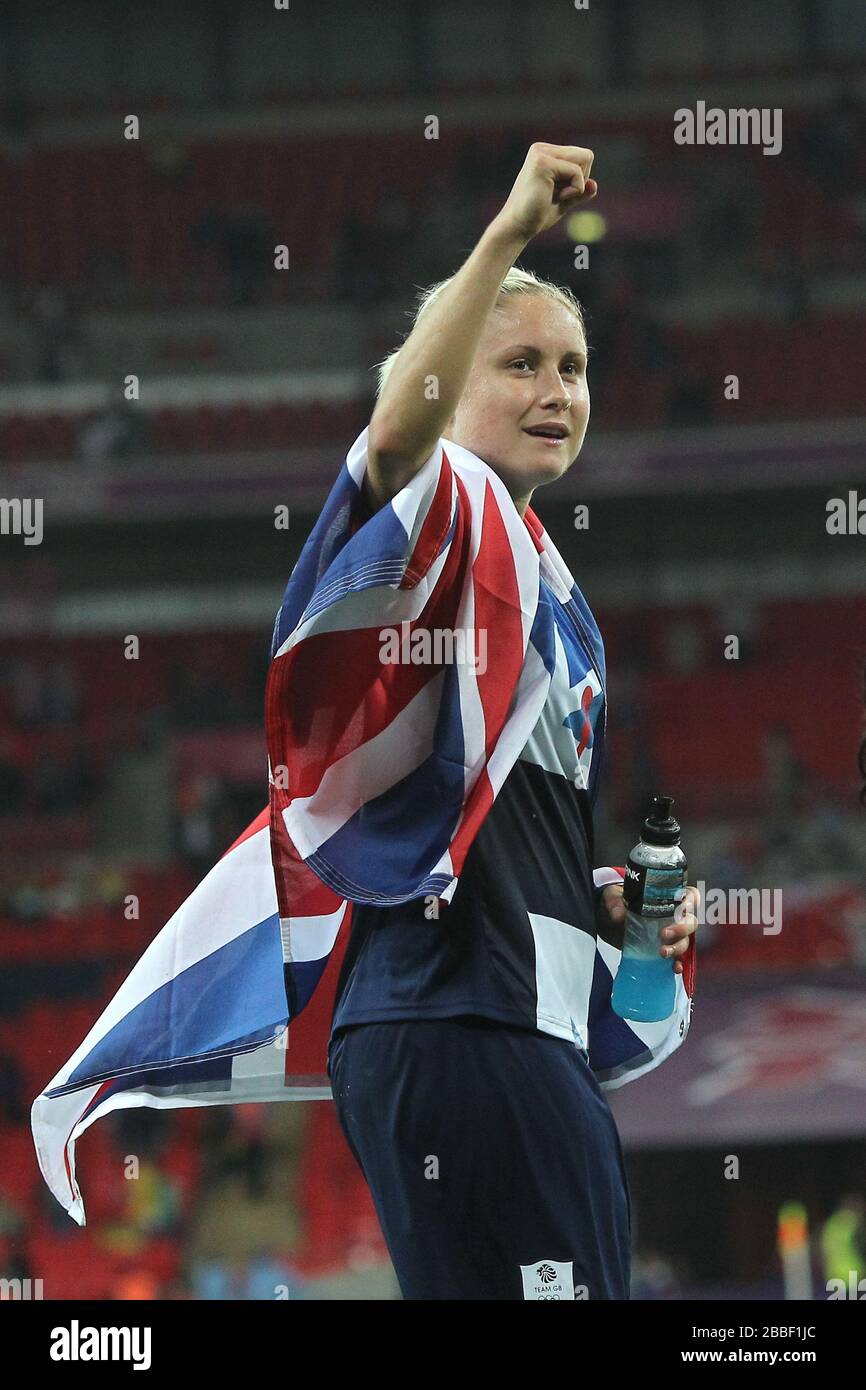 Delight for Stephanie HOUGHTON of Great Britain at the final whistle ...