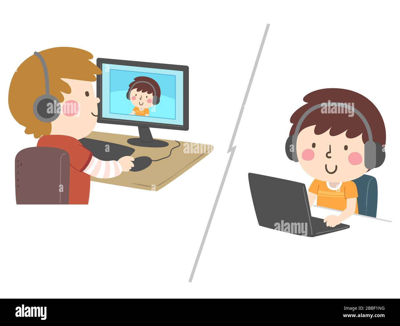 Computer Chat Clipart
