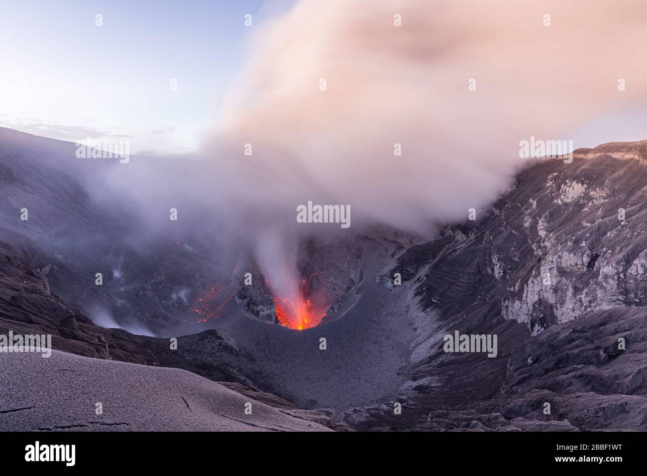 Dukono Volcano on Halmahera, Indonesia Stock Photo - Alamy