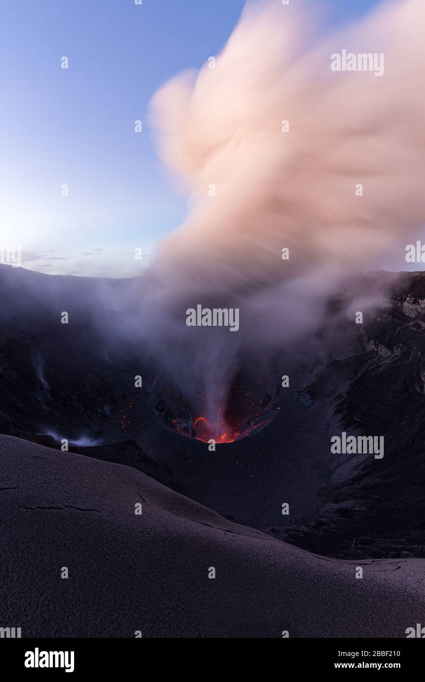 Dukono Volcano on Halmahera, Indonesia Stock Photo - Alamy
