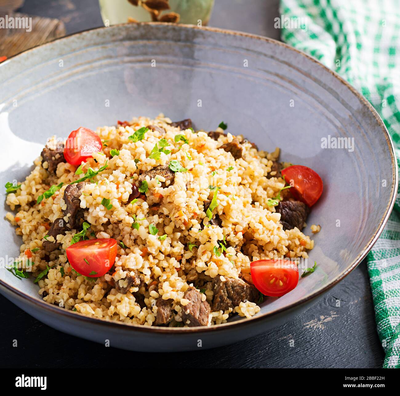Black bulgur hi-res stock photography and images - Alamy