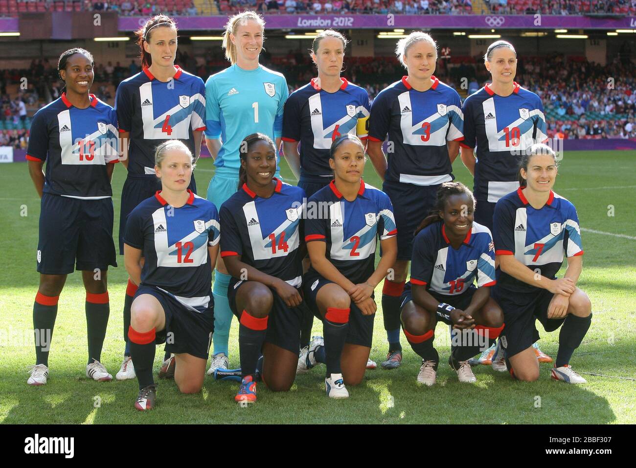 Team Great Britain line up before kick-off Stock Photo - Alamy