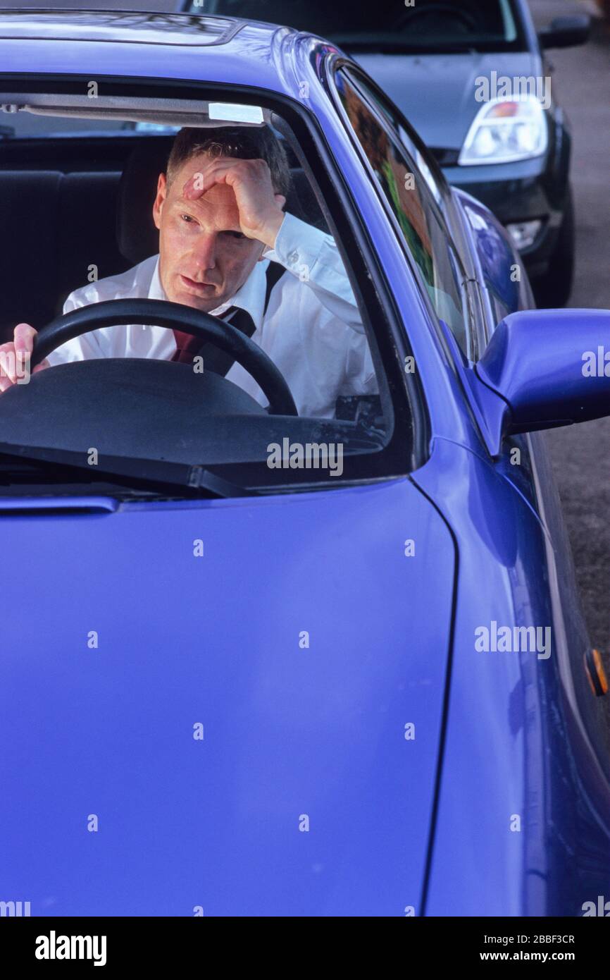 Frustrated Driver Traffic Jam High Resolution Stock Photography and Images - Alamy