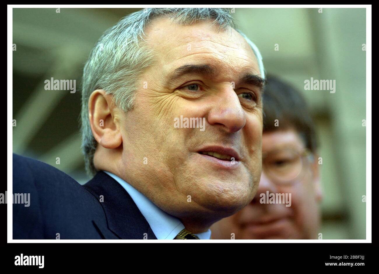 Irish Taoiseach Berty Ahern with First minister of Scotland Henry ...